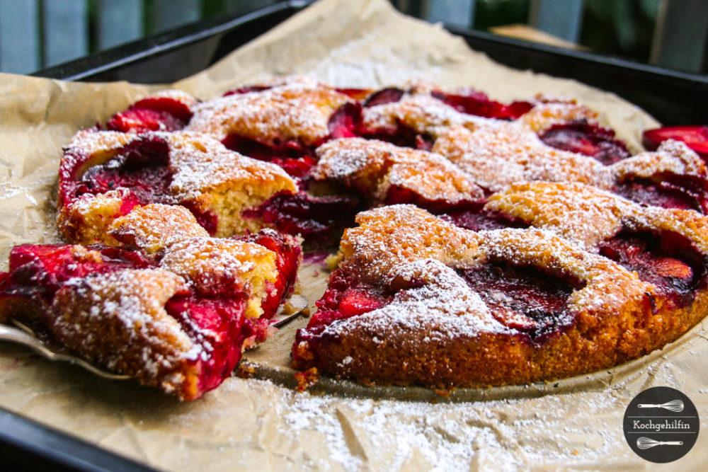 Fluffiger Pflaumenkuchen mit Ahornsirup | Kochgehilfin | Foodblog